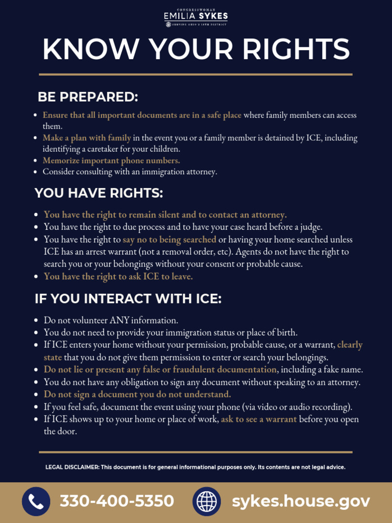 Know Your Rights Spanish | PDF | Esfera pública | Filosofía Aplicada