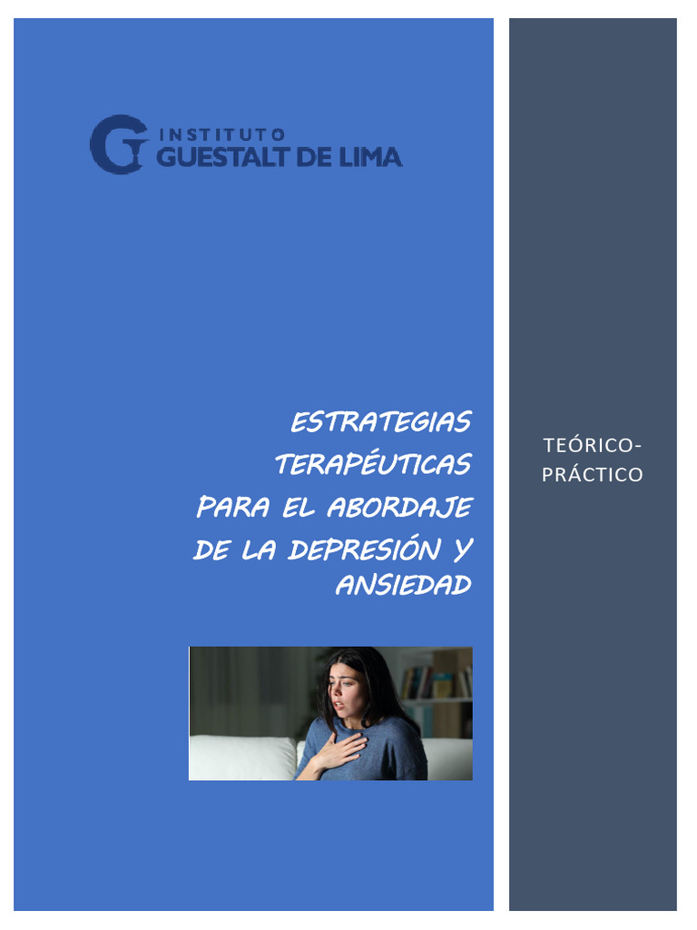 Curso Terapéutico Ansiedad y Depresión | PDF | Psicoterapia | Depresión ...
