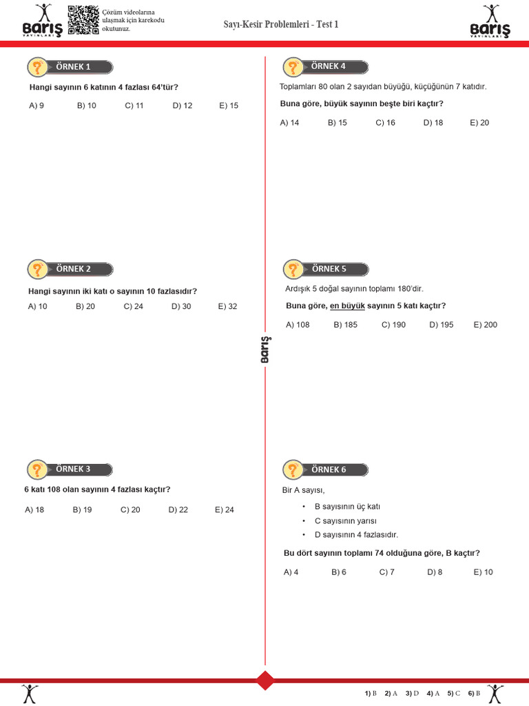 Bariş Di̇ji̇tal Problemler | PDF