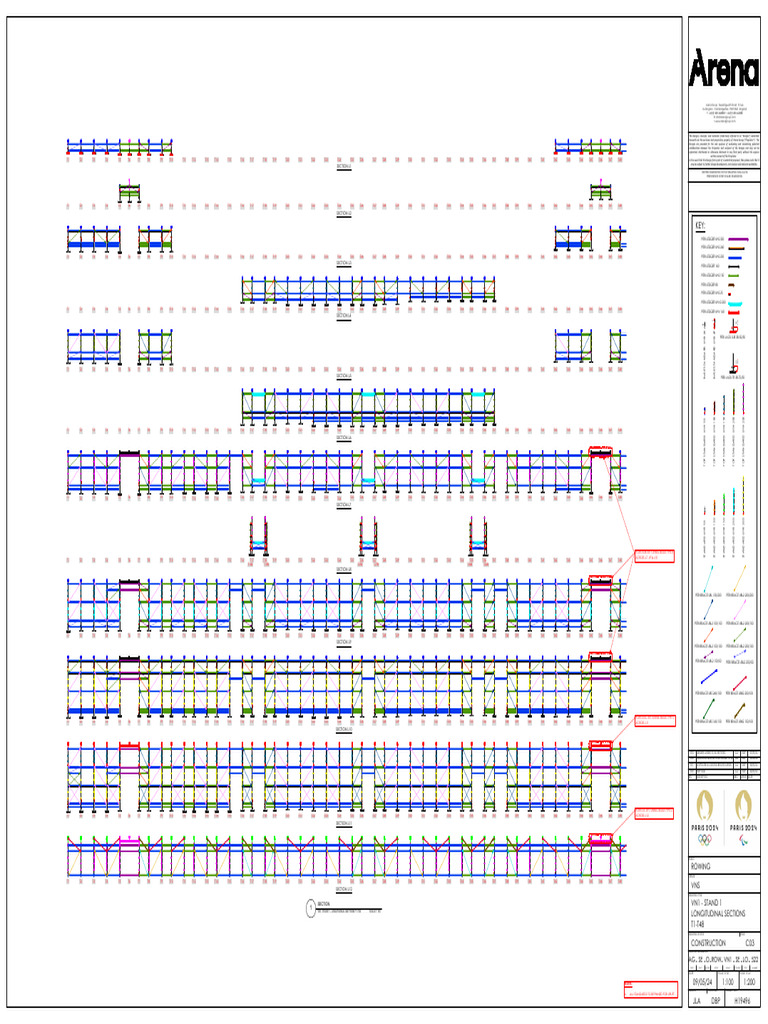 Rowing VNS Vn1 - Stand 1 Longitudinal Sections T1-T48 Construction C03 | PDF | Human Anatomy ...