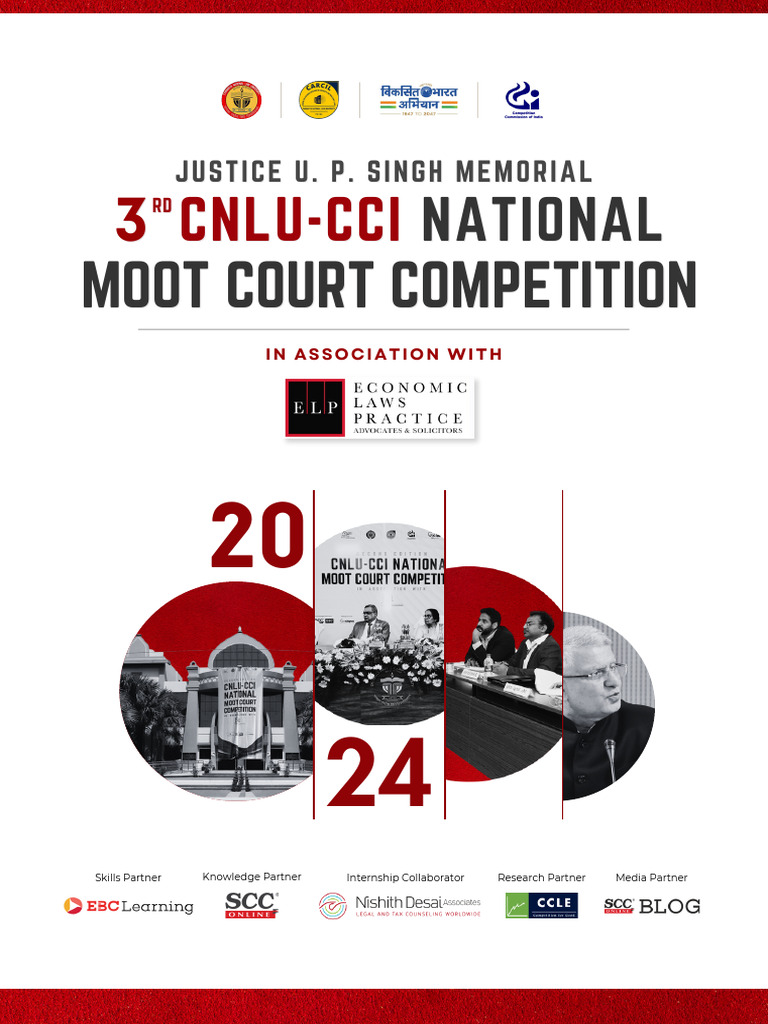 Moot Brochure - CNLU CCI NMCC 2024 | PDF