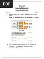 GRADE 2 Data Handling Worksheet | PDF