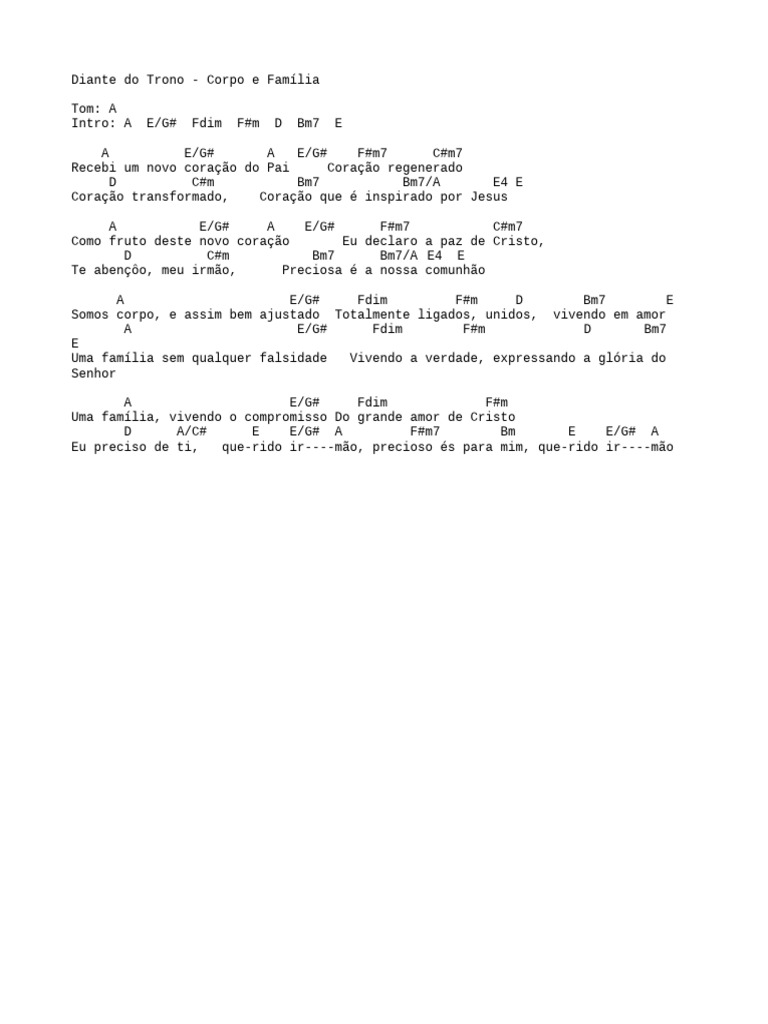 Corpo e Familia | PDF