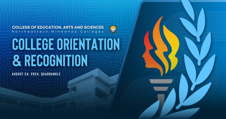CEAS College Orientation & Recognition Program Poster | PDF