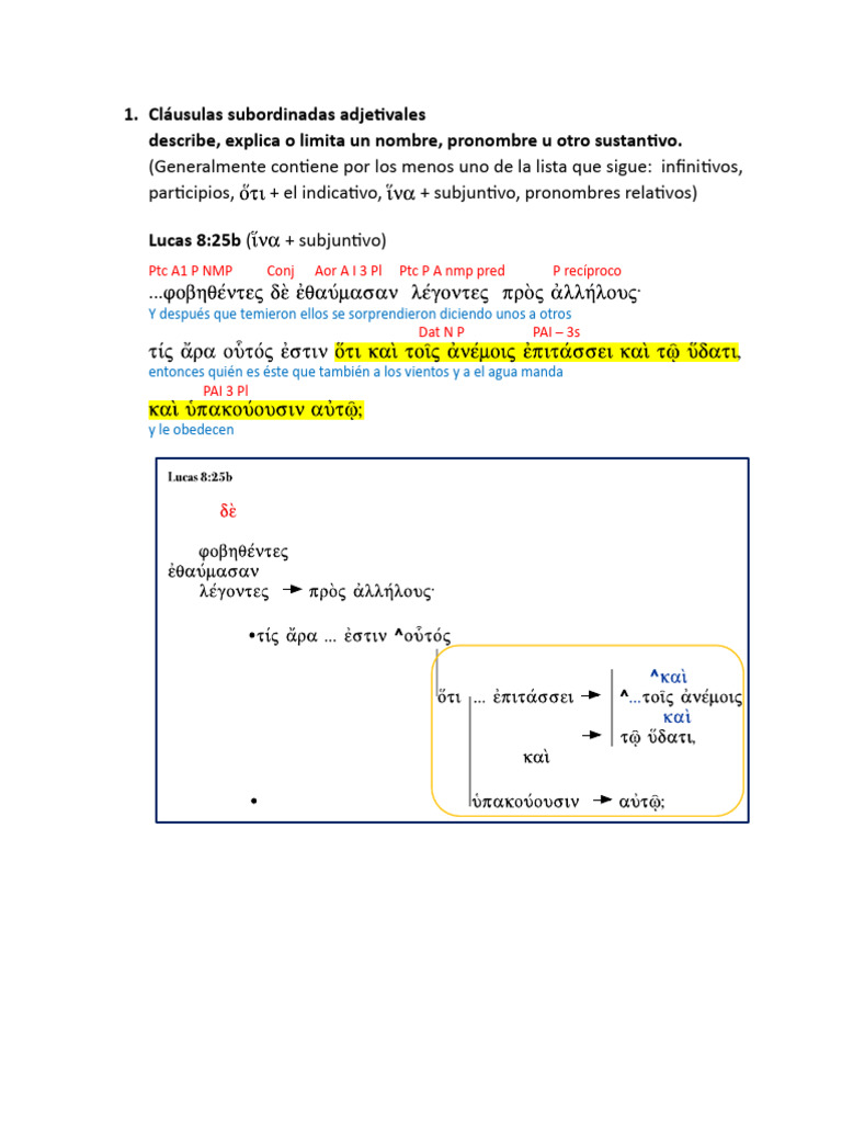Cláusulas Adjetivales en la Escritura | PDF