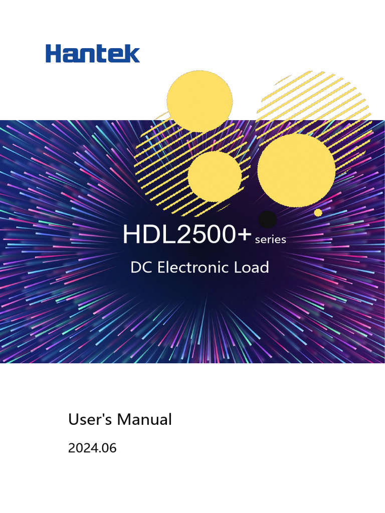 HDL2500+ User's Manual | PDF | Power Supply | Mains Electricity