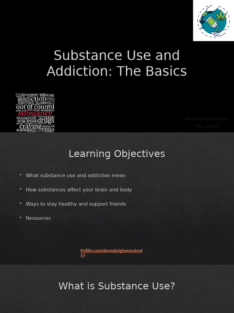 The Basics of Substance Use and Addiction | PDF | Substance Abuse | Clinical Medicine