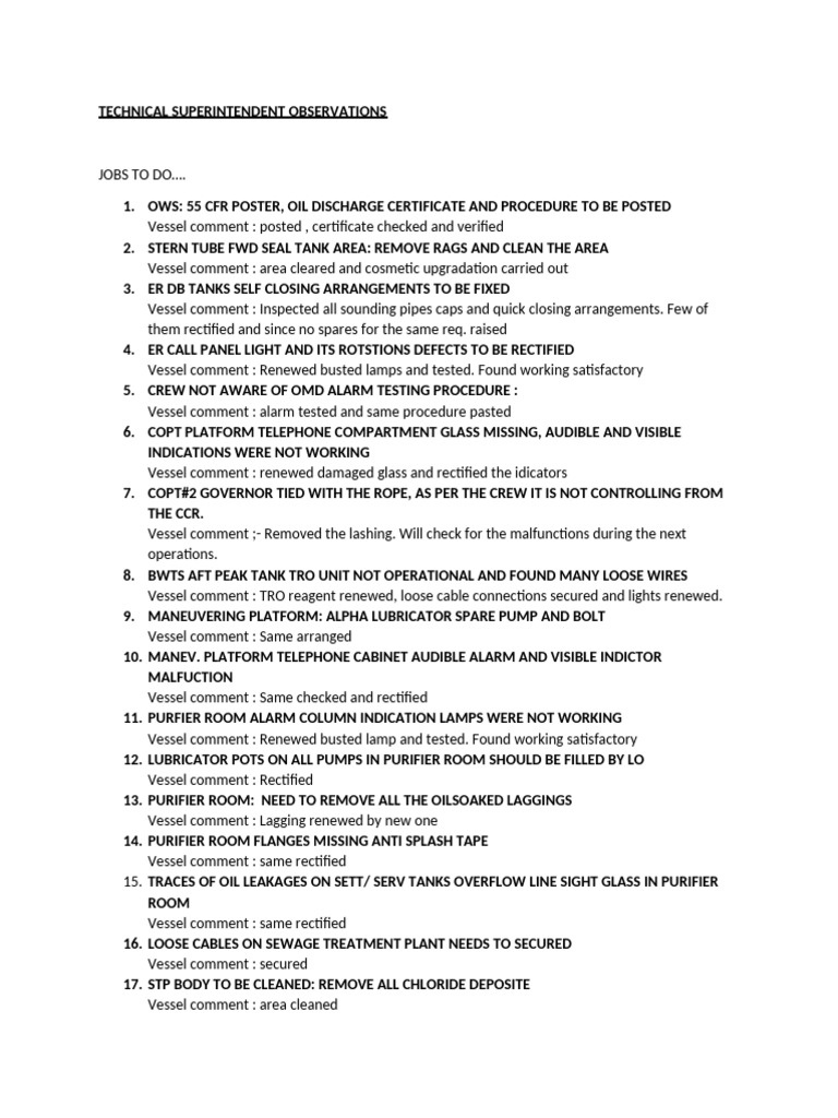 Tsi Observation | PDF