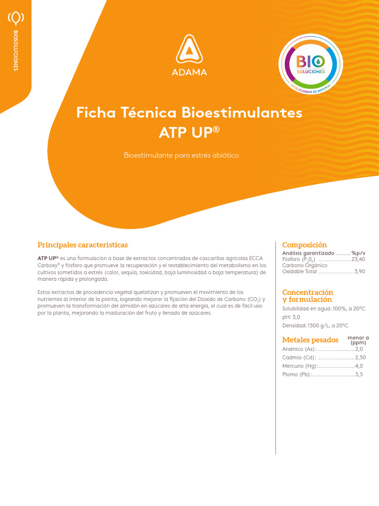 Ficha ATP UP | PDF | Química