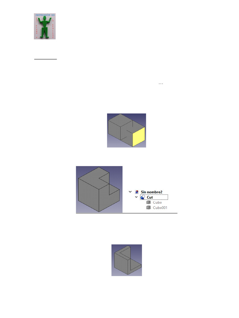 Practica 3 Freecad | PDF