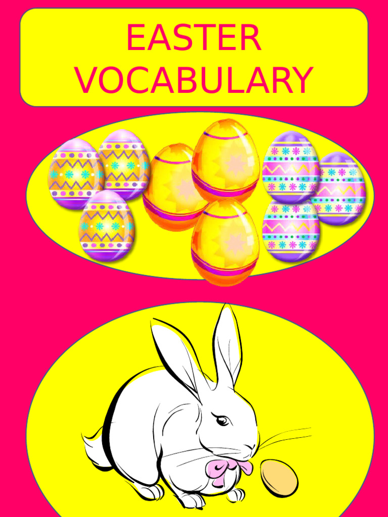 Easter Vocabulary Activities Promoting Classroom Dynamics Group Form ...