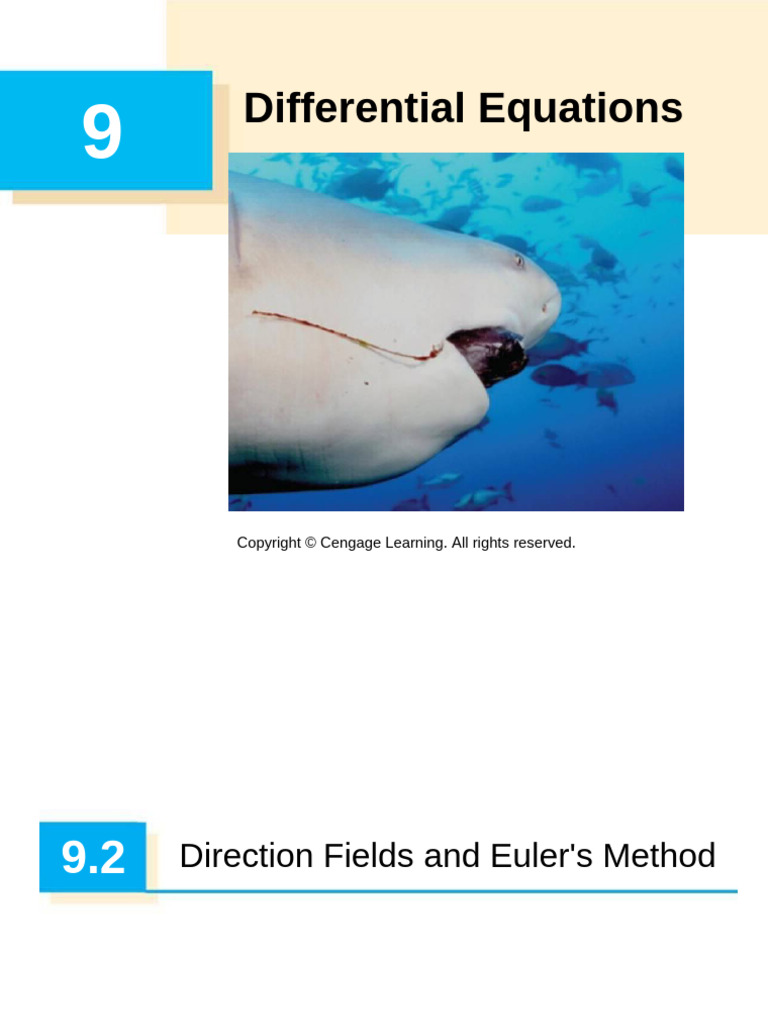 9-2 Differential Equation | PDF | Voltage | Tangent