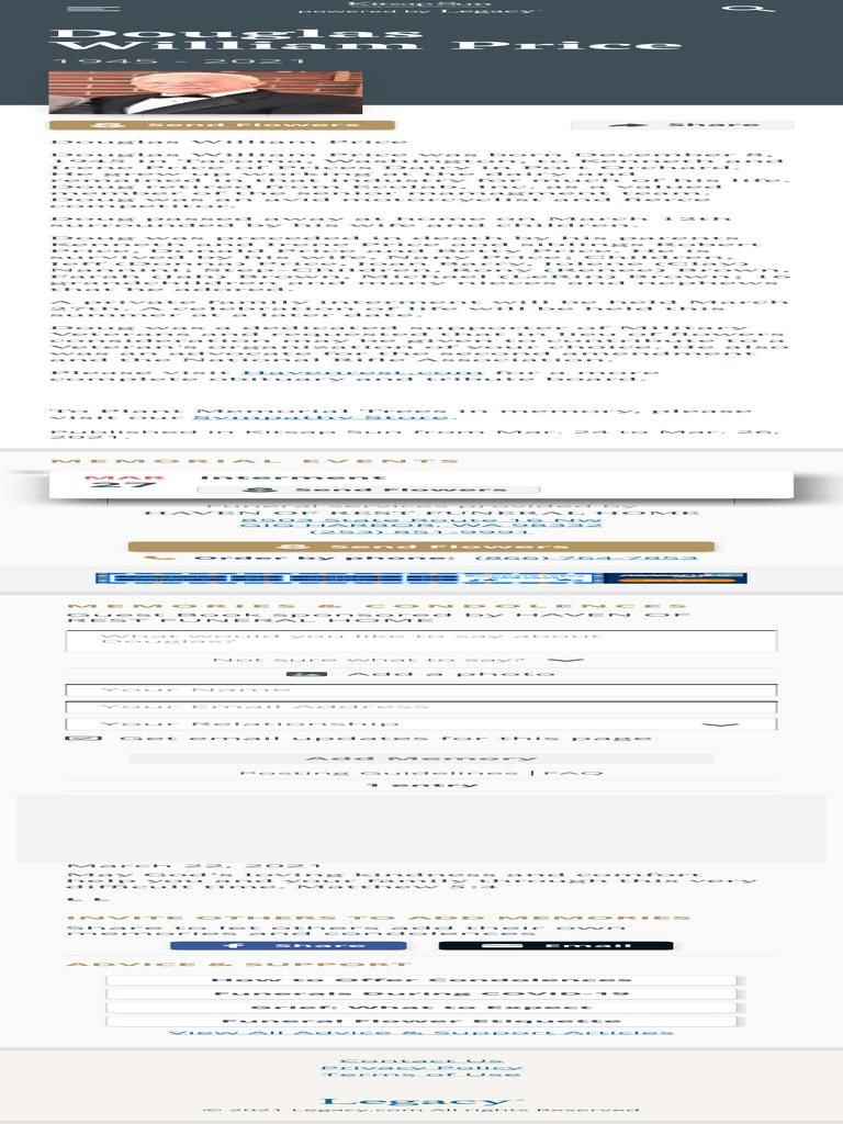 Douglas Price Obituary (1945 - 2021) - Kitsap, WA - Kitsap Sun | PDF