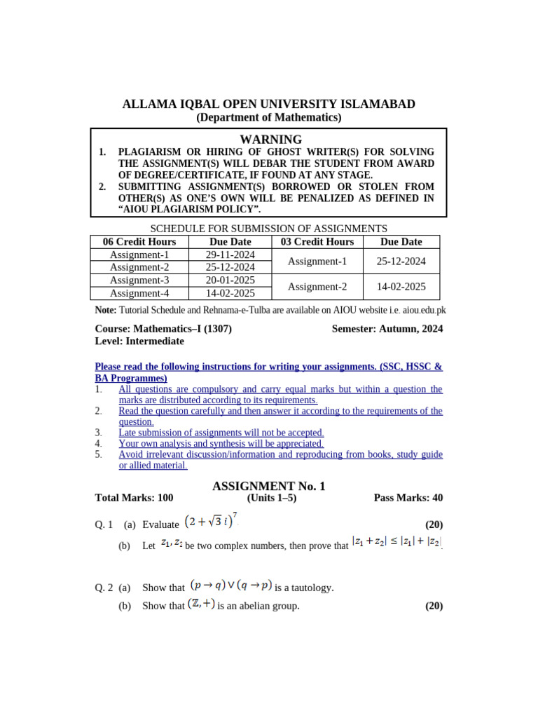 1307 | PDF | Numbers | Elementary Mathematics