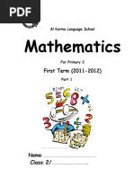 Modul PBD Maths Year 3 DLP | PDF | Mathematics | Arithmetic