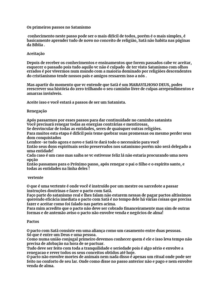 Introdução ao Satanismo Moderno | PDF | Satanismo | Reencarnação