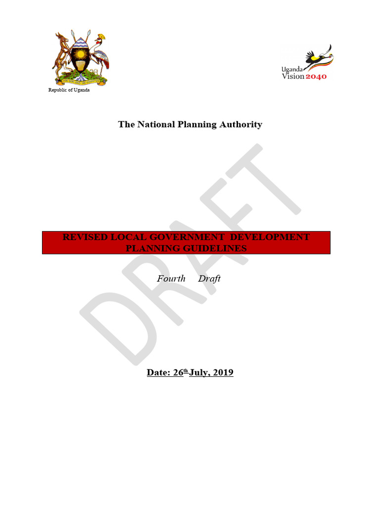 NDP 3 Draft Guidelines 2019 | PDF | Policy | Non Governmental Organization