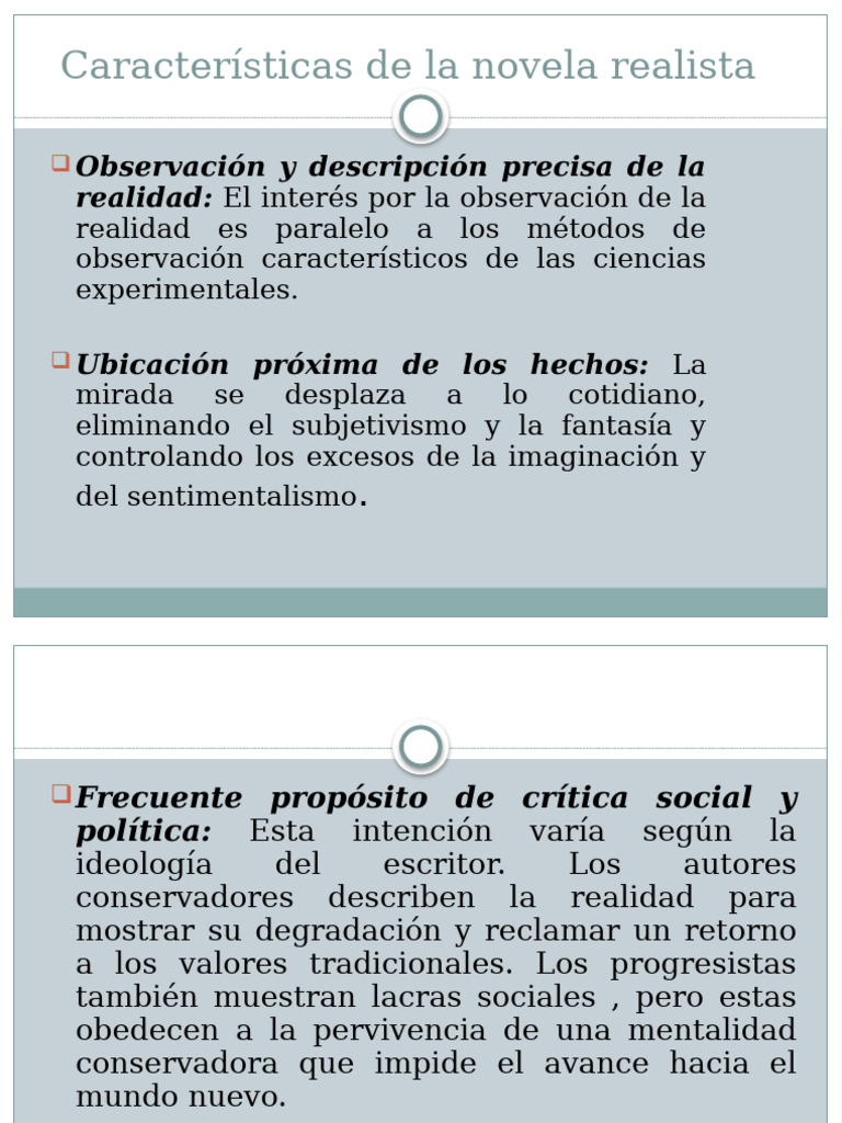 La Novela Realista | PDF | Madame Bovary