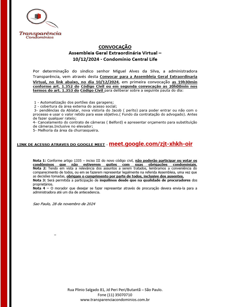 Conv Agev Central Life 10 12 2024 | PDF