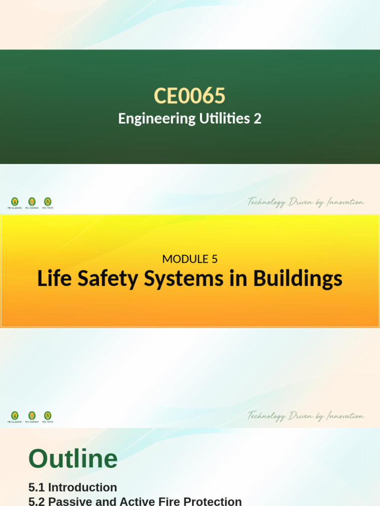 Life Safety Systems in Building Design | PDF | Active Fire Protection ...