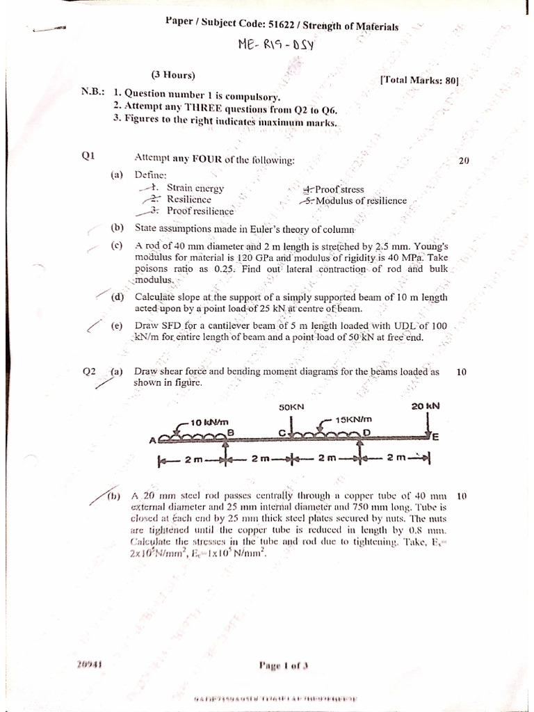 2023 Som Retest Question Bank Som Dec 2022-23 | PDF