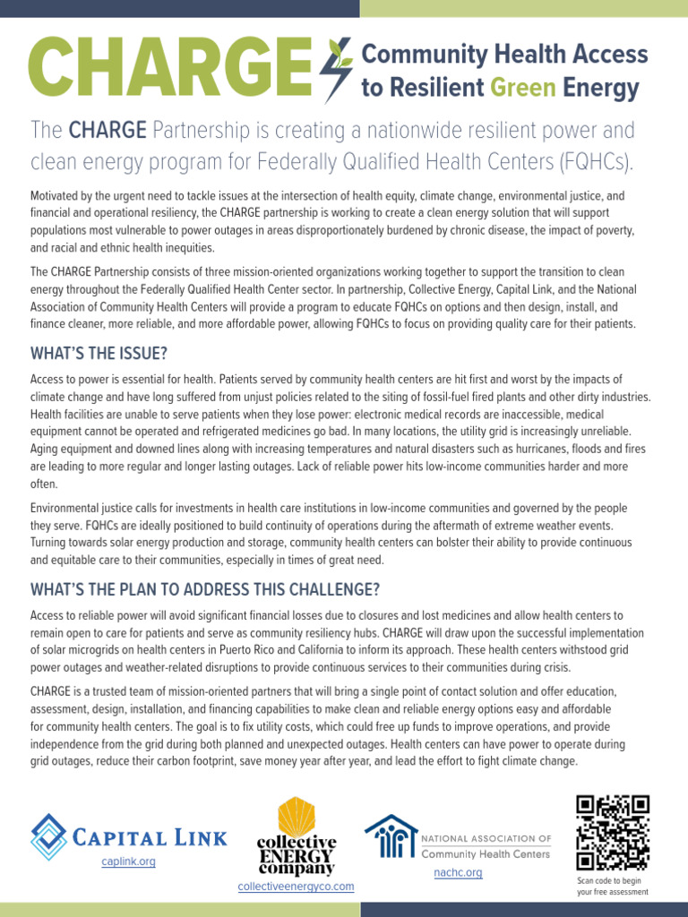CHARGE Partnership (002) | PDF | Health Equity | Poverty
