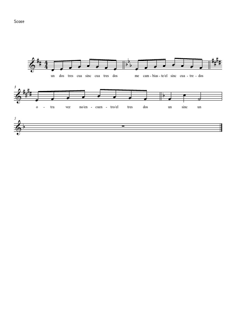 cromatismo - vocalizo | PDF