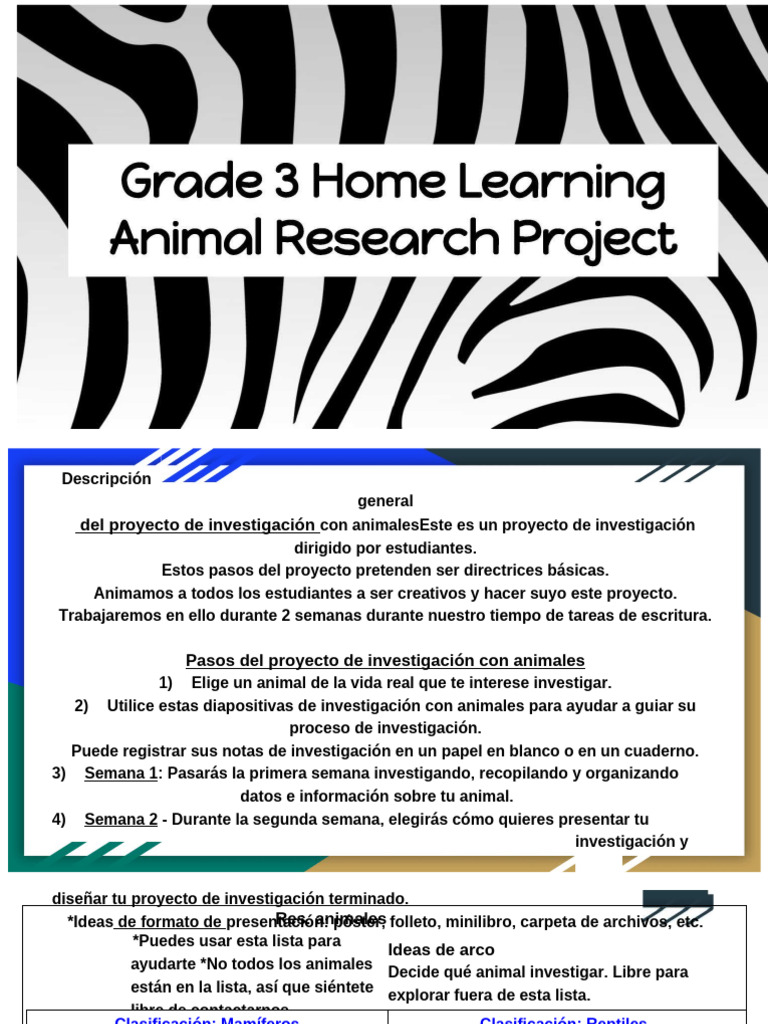 Proyecto de Investigación sobre Animales | PDF | Zoología | Organismos