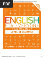 English for Everyone - Level 1 Beginner - Course Book | PDF