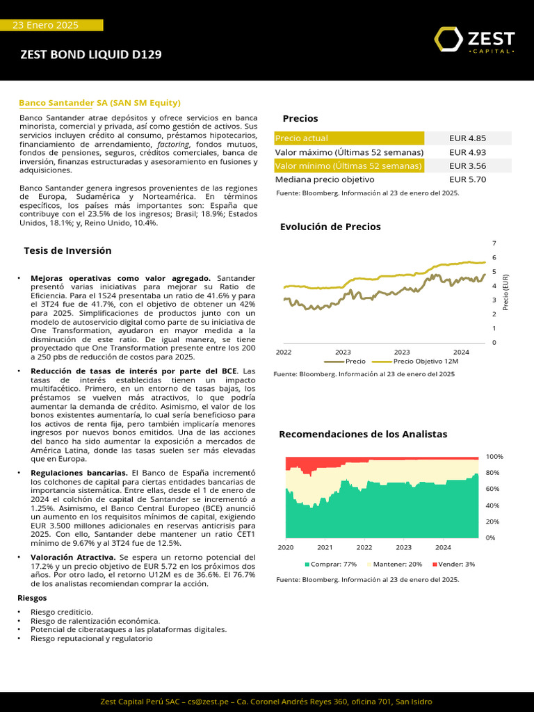 Análisis de Serie - D129 | PDF | Banco central europeo | Bancos