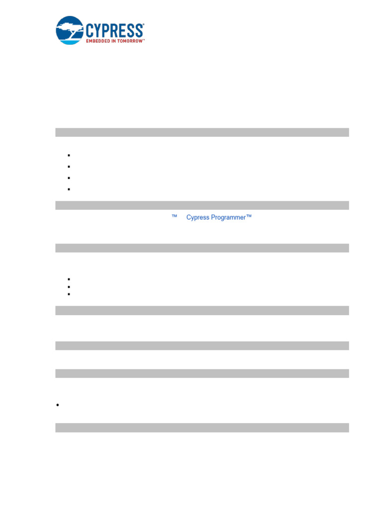 CY8CKIT-005 MiniProg4 Program and Debug Kit Release Notes | PDF ...