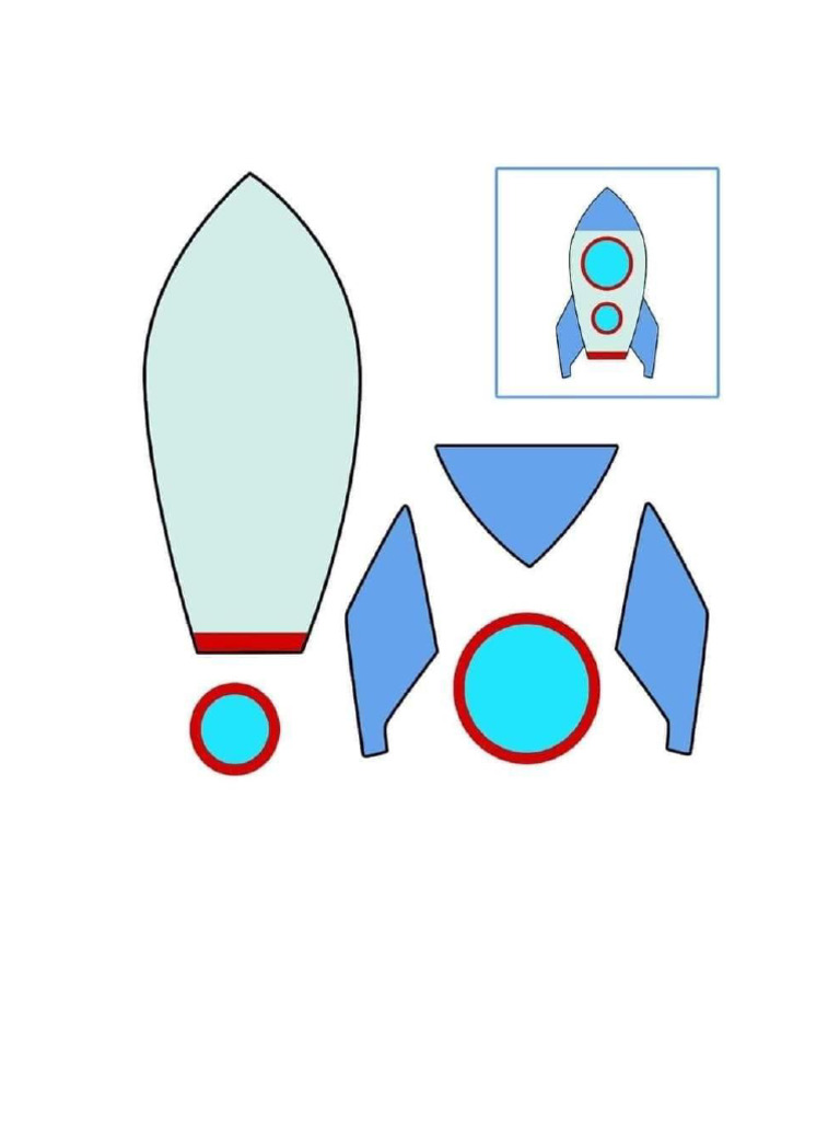 Plantilla Cohete | PDF