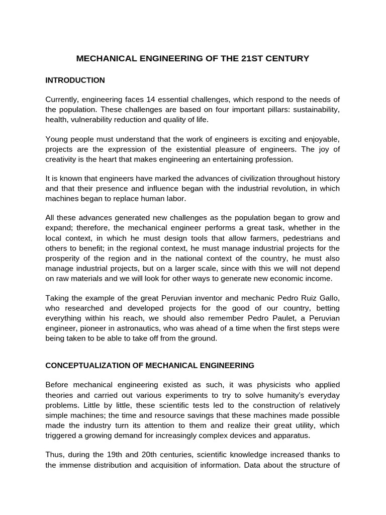 Mechanical Engineering | PDF | Engineering | Mechanical Engineering