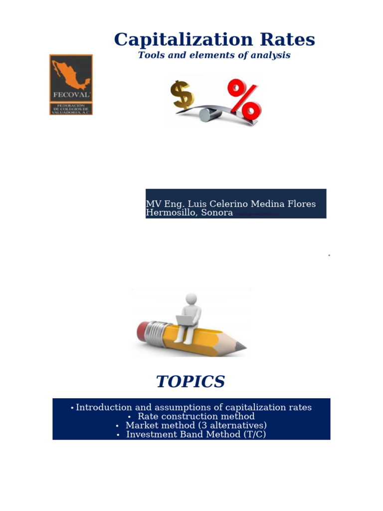 CAPITALIZATION RATES - FECOVAL | PDF | Investing | Trade