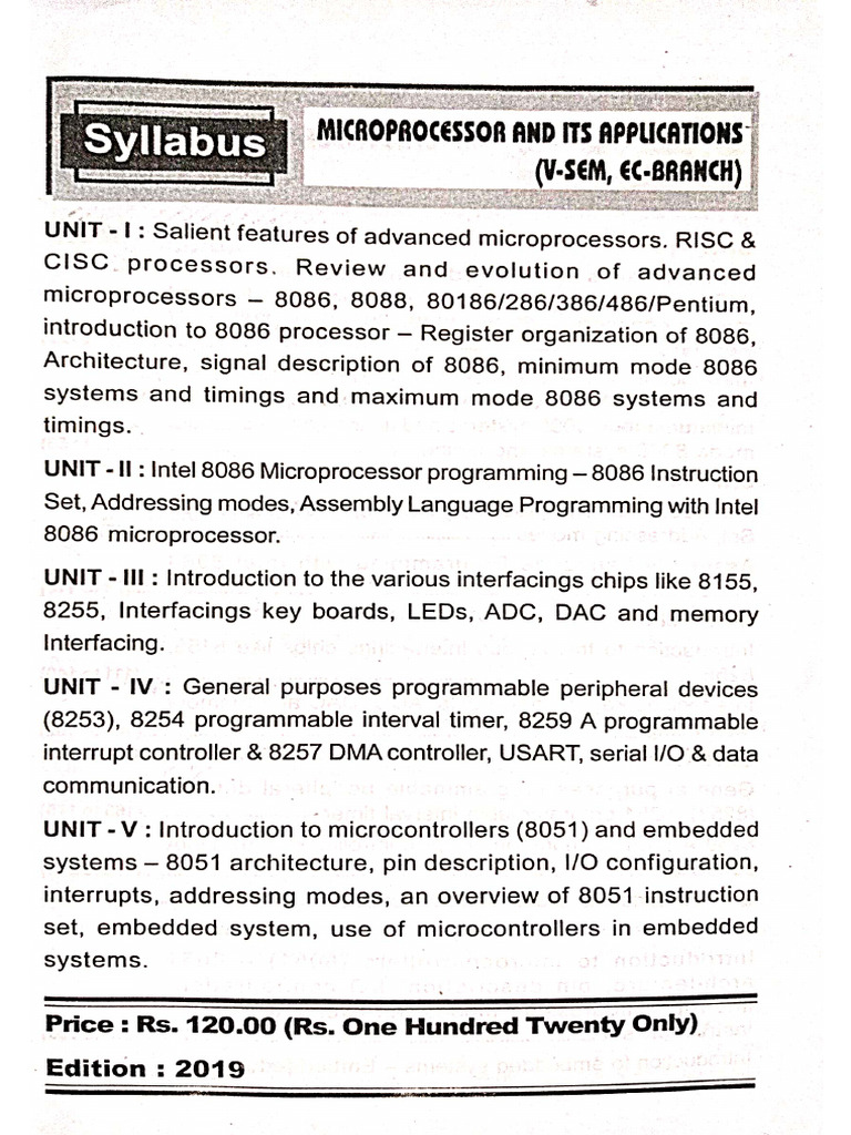 Microprocessor Shivani | PDF