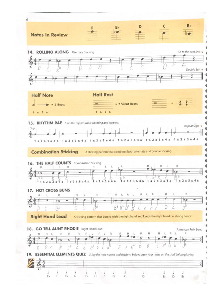 Essential Elements Piano First Notes Pdf