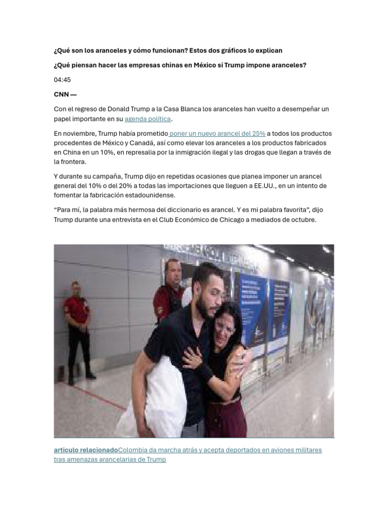 Qué Son Los Aranceles y Cómo Funcionan | PDF | Arancel | Donald Trump