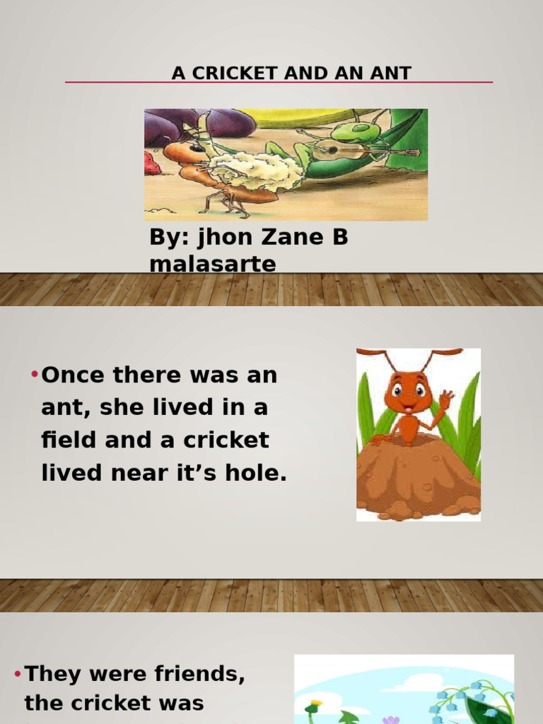 The Ant and The Grasshopper | PDF