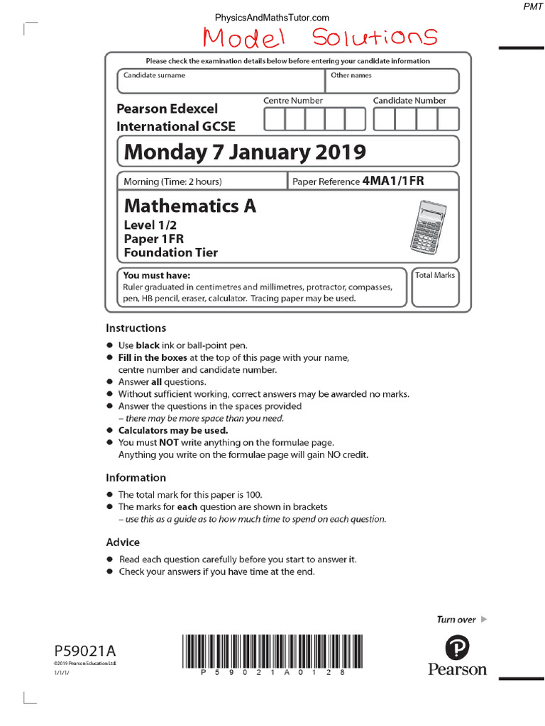 httpspmt.physicsandmathstutor.comdownloadMathsGCSEPast-PapersEdexcel ...