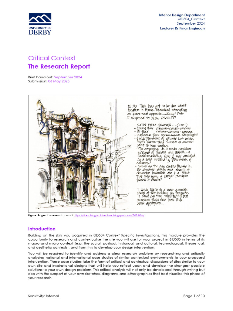 6ID504 Context Brief | PDF | Methodology | Critical Thinking