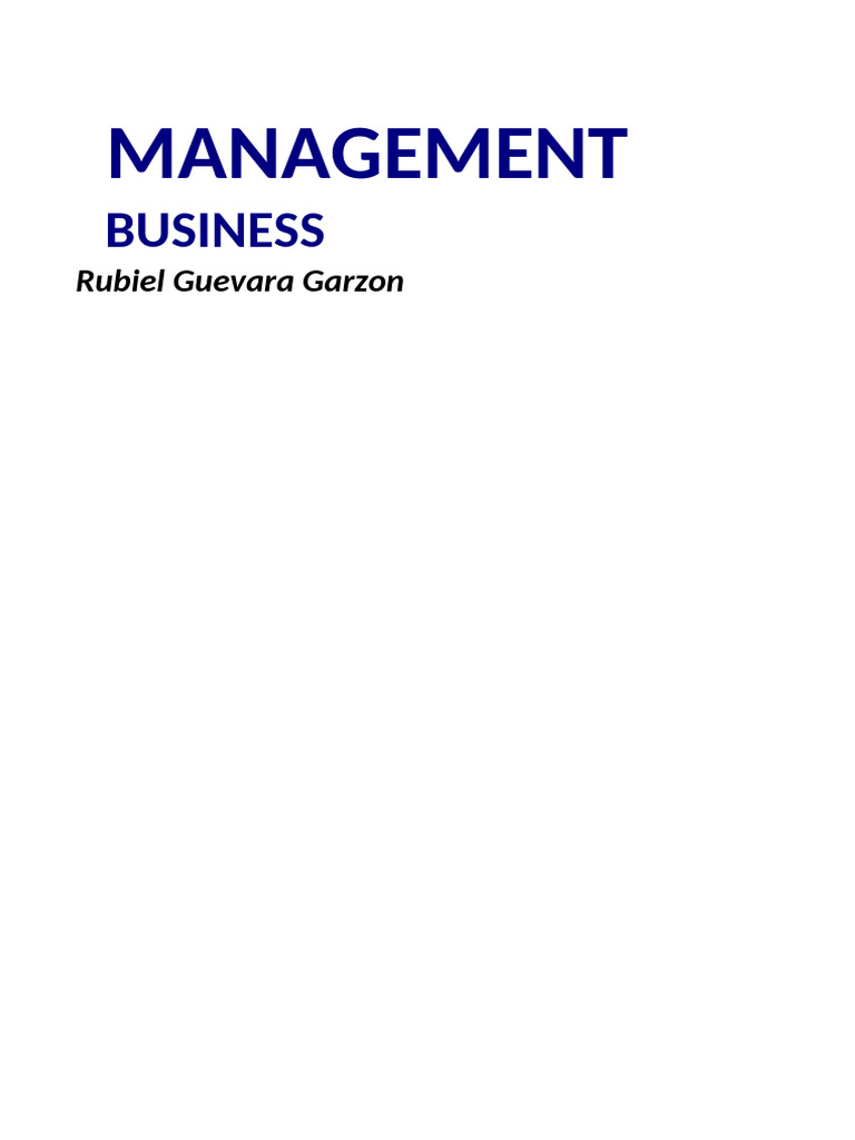 Business Management MODULE | PDF | Idea | Interest