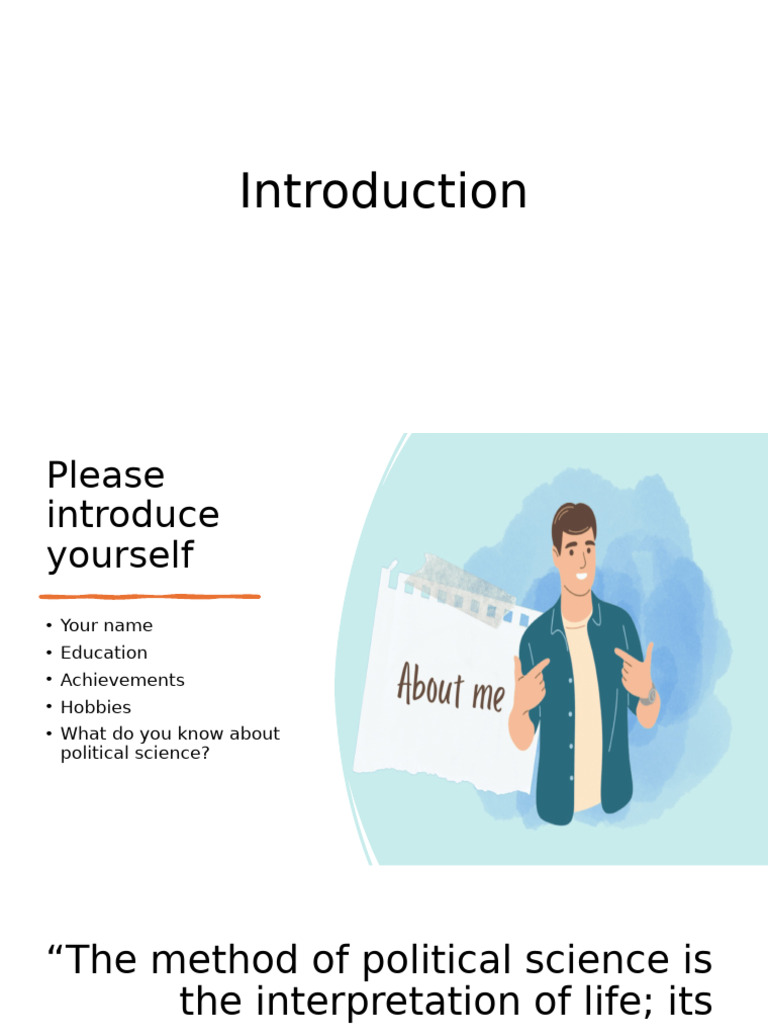 Intro to Political Science | PDF