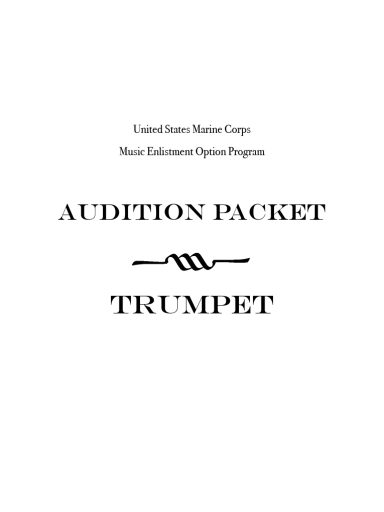 Trumpet Audition Packet 2023 | PDF | Audition | United States Marine Corps