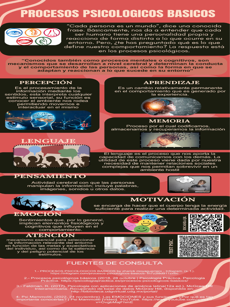 PROCESOS PSICOLOGICOS BASICOS | PDF