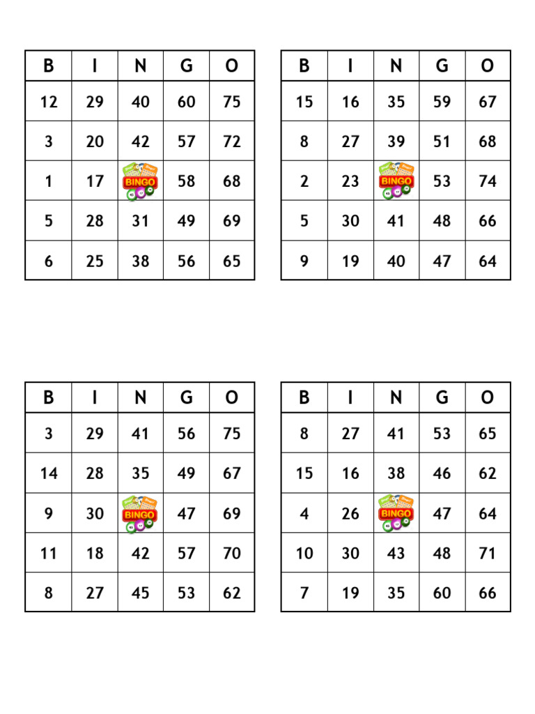 Bingos 50tablas | PDF