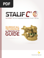 CONDUIT Cervical System Surgical Guide | PDF | Vertebra | Implant ...