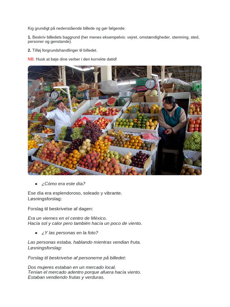 Descripcion de Fotos Examen | PDF