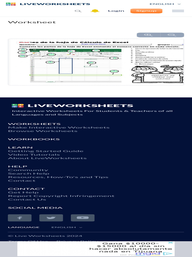Worksheet Live Worksheets | PDF