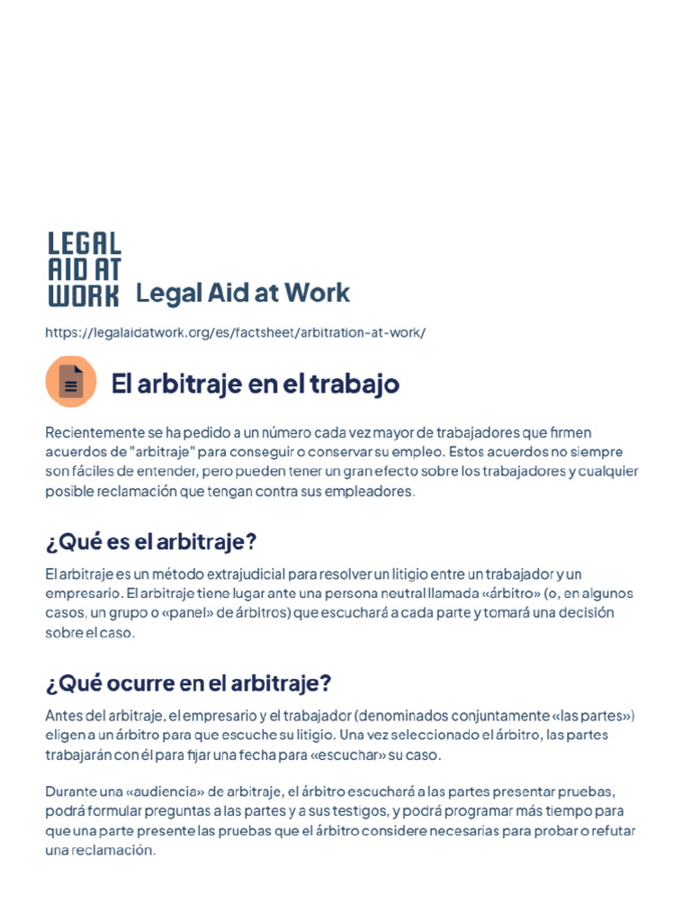 Arbitration at Work | PDF