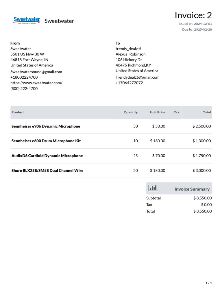 Invoice - 2 | PDF